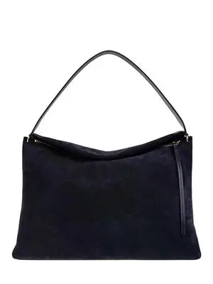 WANDLER Penelope Suede Tote Bag - Blue