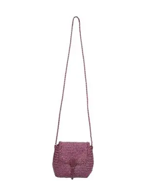 Dragon Diffusion Mini Woven Braided Shoulder Bag - Purple