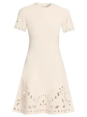 Ulla Johnson Fania Short Sleeve Mini Dress - Cowrie
