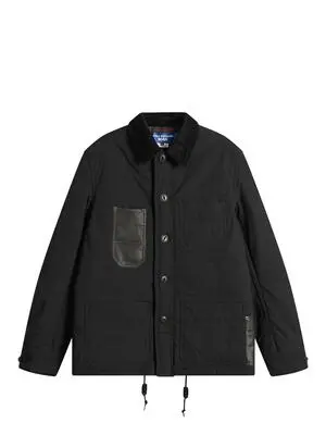 Junya Watanabe Oxford Leather Jacket - Black Red