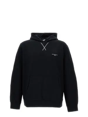 Givenchy Hooded Sweatshirt With Logo - Black