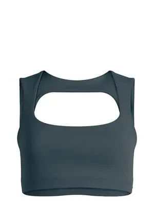 Nike Zenvy Sports Bra - Seaweed/white