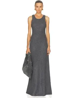 LISA YANG Lorelei Cashmere Dress - Graphite
