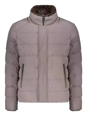 Herno Zip Quilted Jacket - Grey