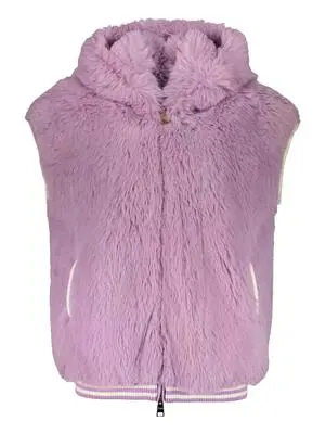 Herno Hooded Gilet - Purple