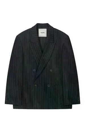 NANUSHKA Anselm Pinstripe Double-breasted Blazer