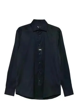 Karl Lagerfeld Logo-print Shirt - Blue