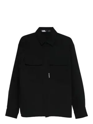 Karl Lagerfeld Chest-pockets Shirt - Black