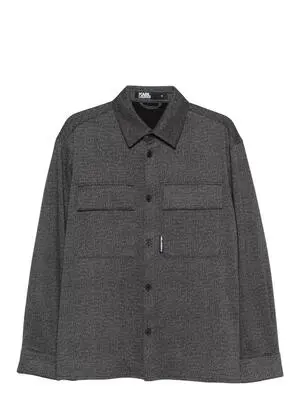 Karl Lagerfeld Chest-pockets Shirt - Black
