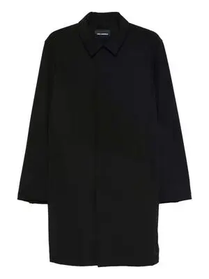Karl Lagerfeld Buttoned Coat - Black