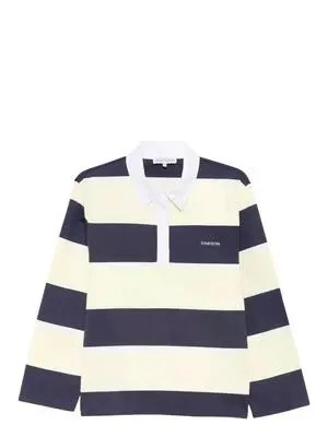 Stine Goya Striped Polo - Blue