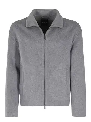 BOSS Zip Cardigan - Grey