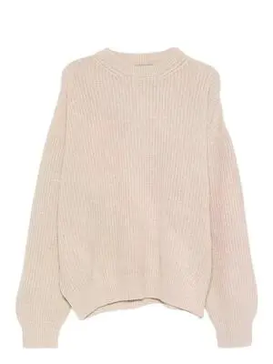 LC23 Ribbed Crew Neck Sweater - Neutrals