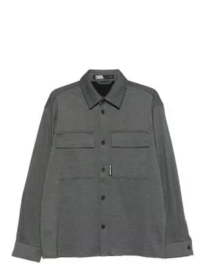 Karl Lagerfeld Pocket Casual Shirt - Grey