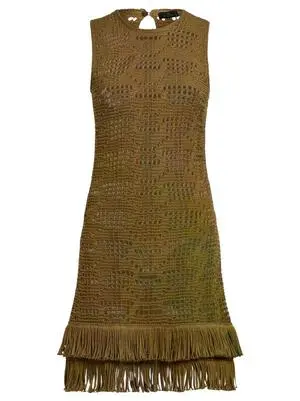 ETRO Fringed Midi Dress