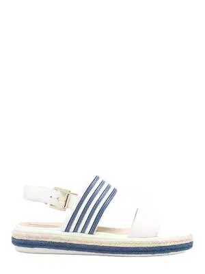 Geox D Leelu Espadrille Sandals - White