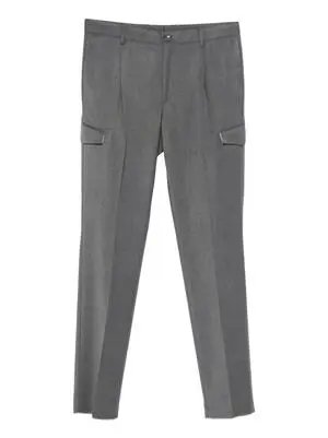 Tagliatore Flap-pockets Trousers - Grey