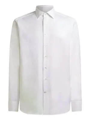 Etro Jacquard Pegaso Embroidery Shirt - White