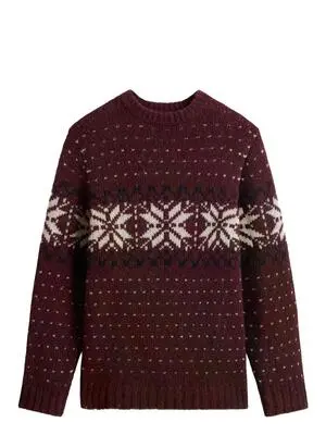 Woolrich Fair Isle Jacquard Sweater - Red