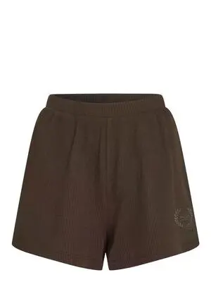 Karl Lagerfeld Embroidered Shorts - Brown