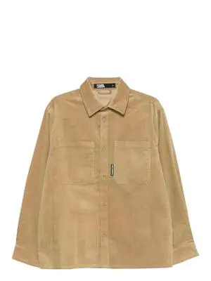 Karl Lagerfeld Chest-pockets Corduroy Shirt - Neutrals
