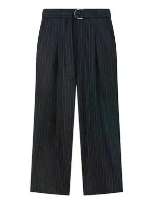 Nanushka Colten Pinstripe Trousers - Black
