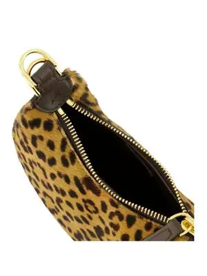 Fendi Graphy Nano Leopard Mini Bag - Brown