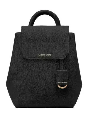 MAISON DE SABRE Mini Soft Leather Backpack - Black