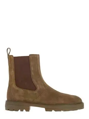 Hogan 50mm H673 Elasticated Chelsea Boots - Brown