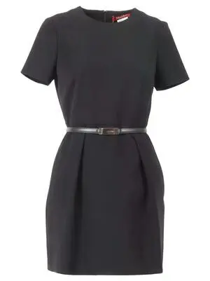 Max Mara Kefalos Belted Mini Dress - Black