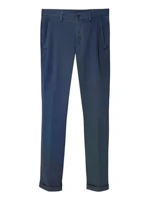 MASON'S Turn-up Trousers - Blue