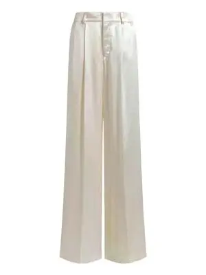 Alberta Ferretti Pleated Trousers - Neutrals