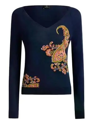 ETRO Jacquard Inlay Top