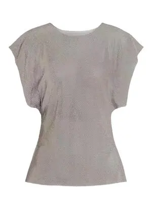 Alberta Ferretti Sleeveless Top - Silver