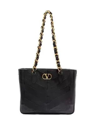 Valentino Garavani Laseine Small Shopping Bag - Black