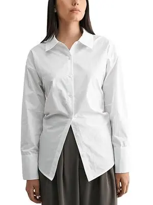 LUVEE Mable Back Tie Long Sleeve Shirt