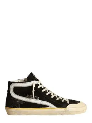 Golden Goose Penstar Suede Sneakers - Black Silver