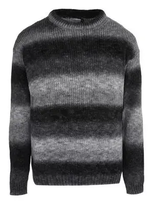 FAMILY FIRST Faded Striped Sweater - Grey