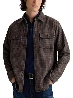 Ag Wesley Relaxed Fit Utility Shirt - Tweedy