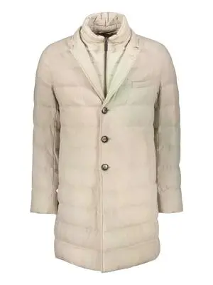Herno Padded Buttoned Coat - Neutrals