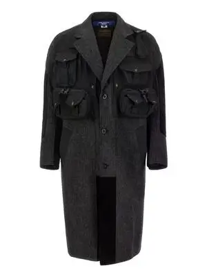 Junya Watanabe Single-breasted Coat - Black