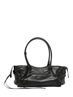 Balenciaga Le City Shoulder Bag - Black
