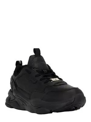 PLEIN SPORT Ghost X Perforated Detail Sneakers - Black