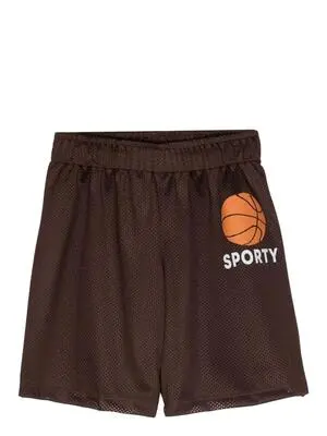 MINI RODINI Sport Bermuda Shorts - Brown