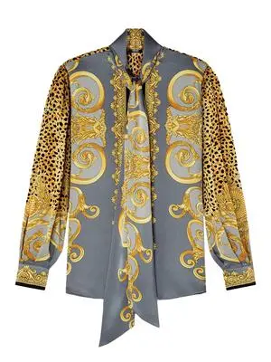Versace Silk Shirt - Grey