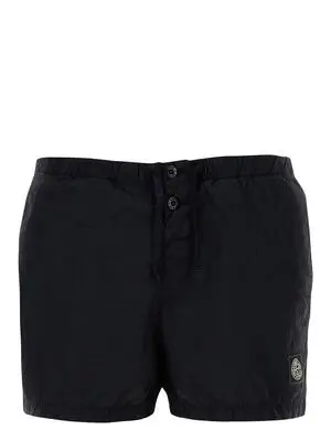 Stone Island Short Swimsuit - Blue