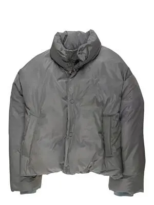 AMI Paris Button Padded Jacket Grey