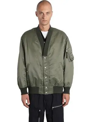 Comme Des Garçons Bomber Jacket - Green
