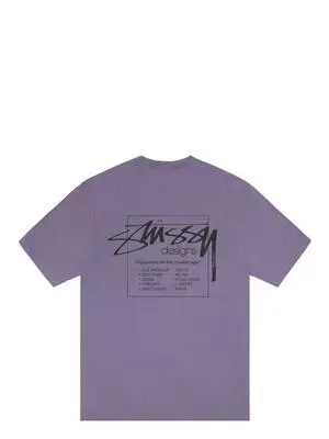 StÜssy Modern Age Pigment Dyed Tee Shirt Grape