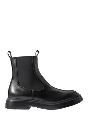 Proenza Schouler Bank Leather Chelsea Boots - Black